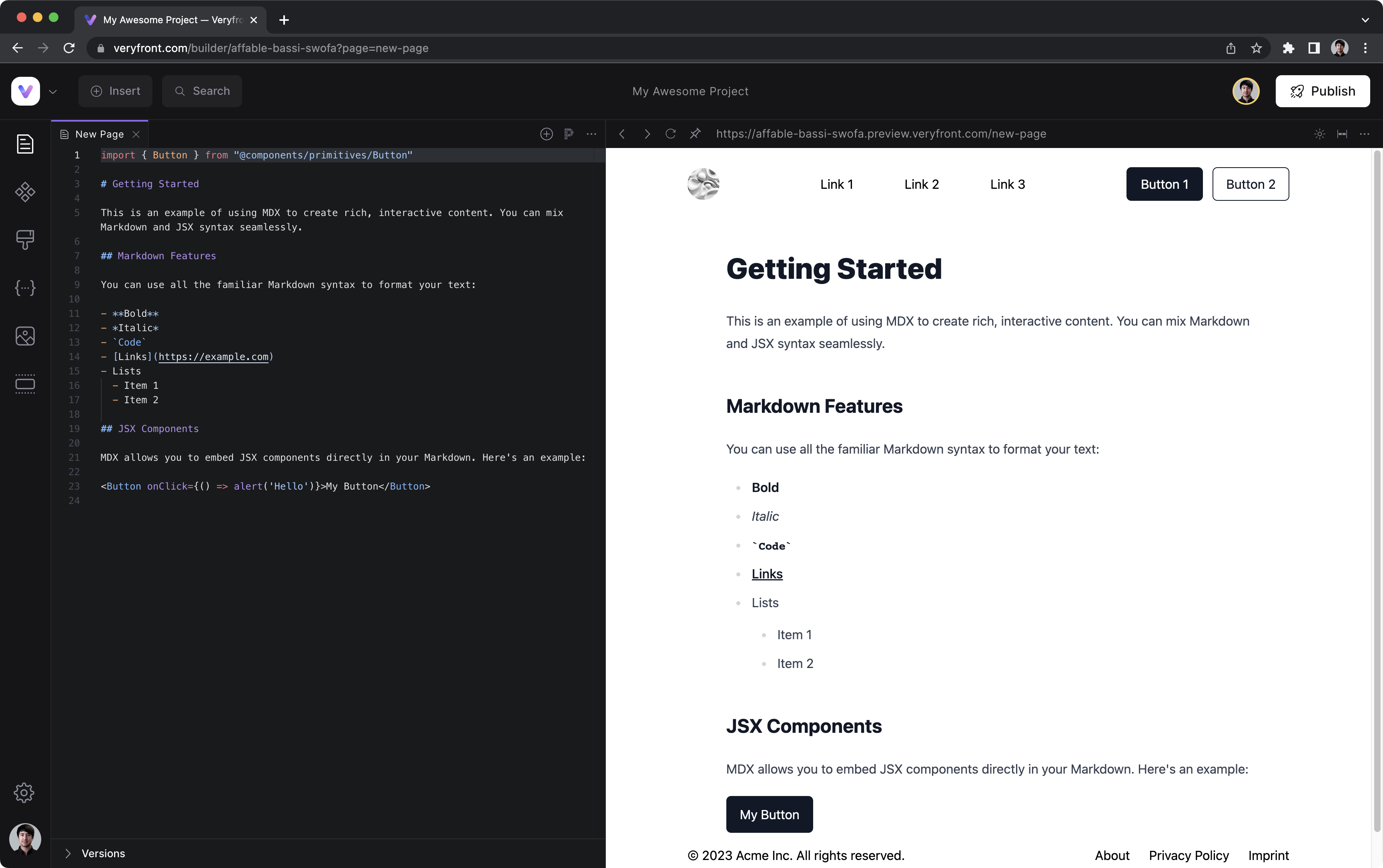 Getting Started with Veryfront: A Comprehensive Guide - Veryfront ... Getting Started with Veryfront: A Comprehensive Guide - Veryfront ...